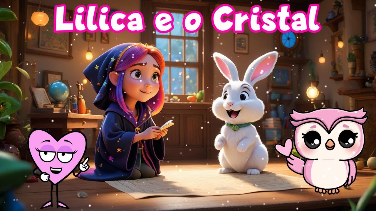 A Aventura da Feiticeira Lilica e o Cristal - História Infantil / História Infantil para Dormir ...