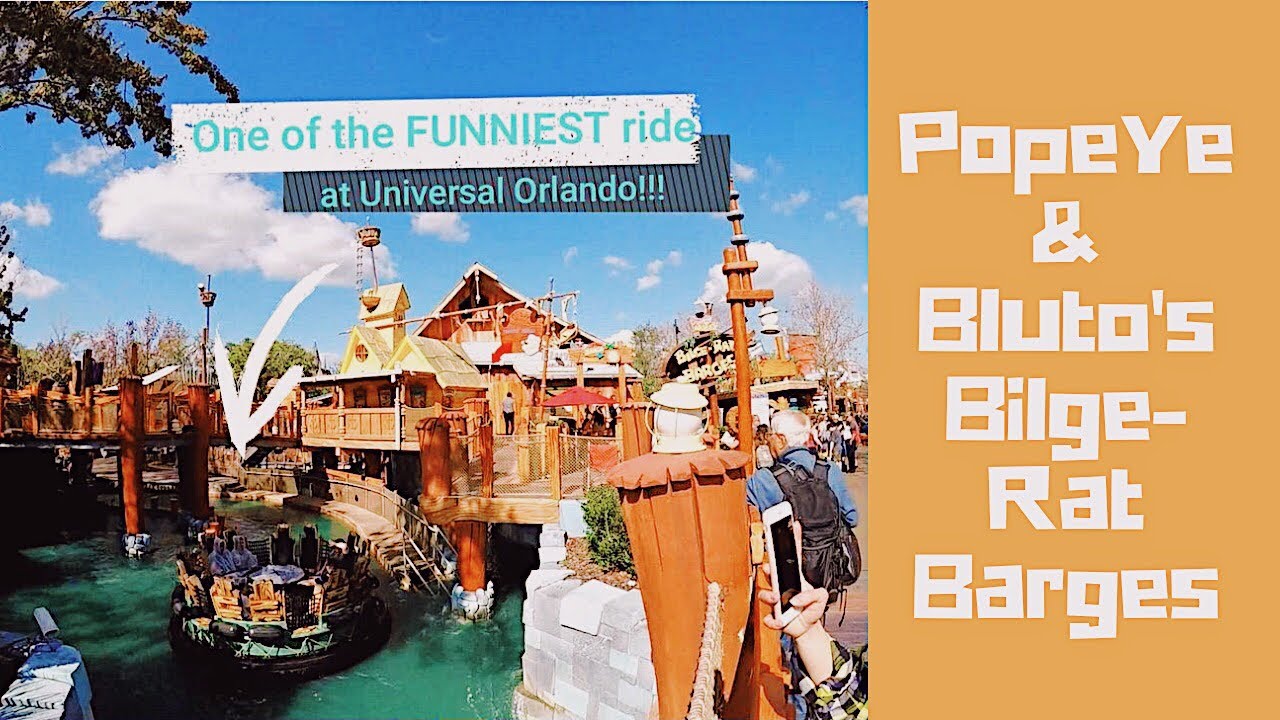 Popeye Raging Rapids Water Ride [ POV ] Universal Islands Of Adventure ...