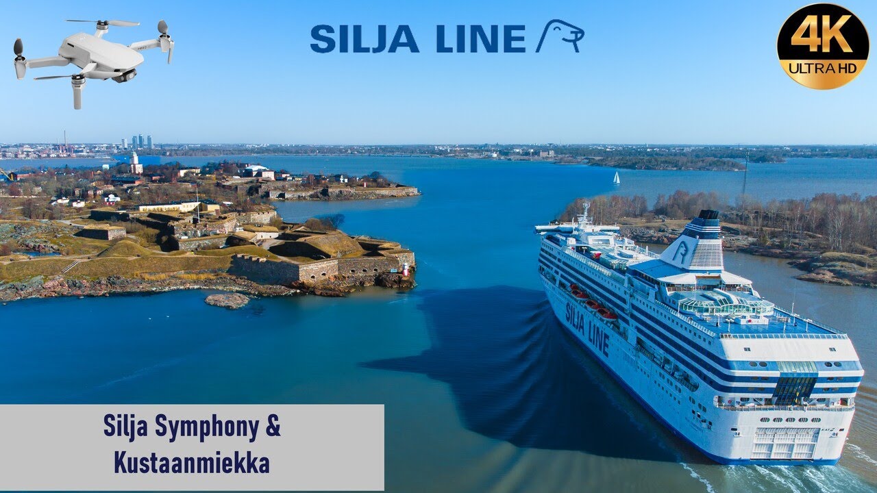 Silja Symphony passes Kustaanmiekka | DRONE | 4K - YouTube