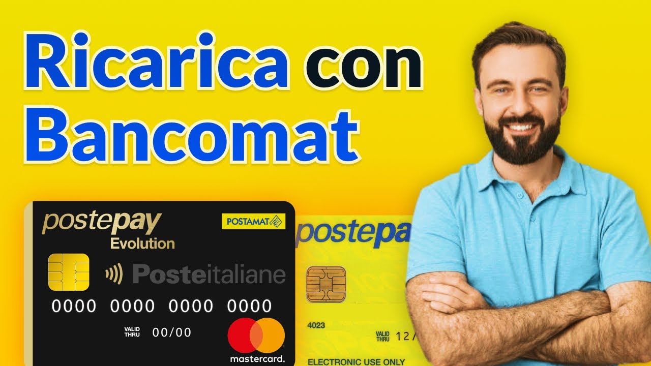 Come Ricaricare una Carta Postepay con Bancomat - YouTube