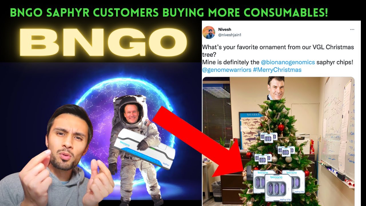 HUGE BNGO NEWS: Bionano Customer buying Saphyr chips + Potential Grants ...