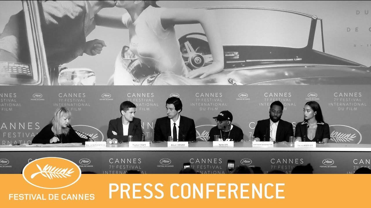 BLACKKKLANSMAN - Cannes 2018 - Press Conference - EV - YouTube