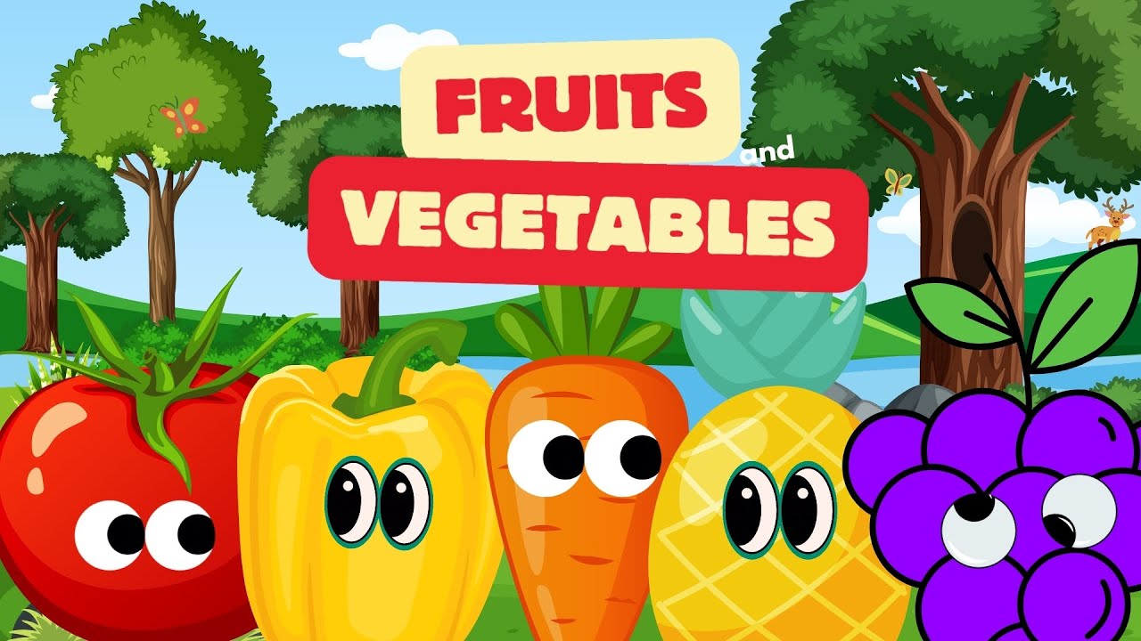Fruits and Vegetables names - learn Fruits and Vegetables english ...