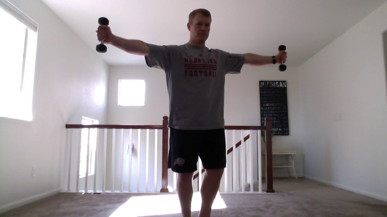 DB ISO Lateral Shoulder Raise - YouTube