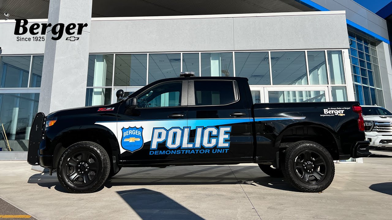 Silverado Police Pursuit Vehicles Available at Berger! 🚨 - YouTube