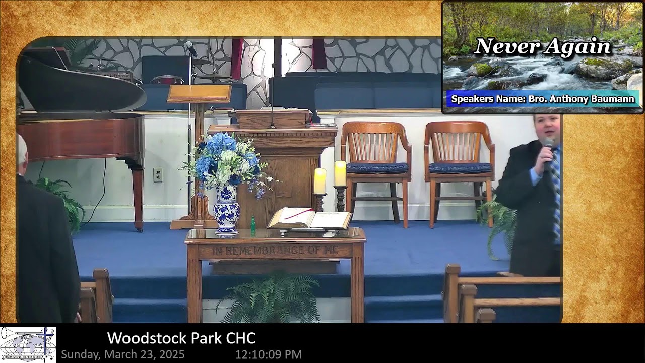 Bro. Anthony Baumann 3/23/25 AM - YouTube