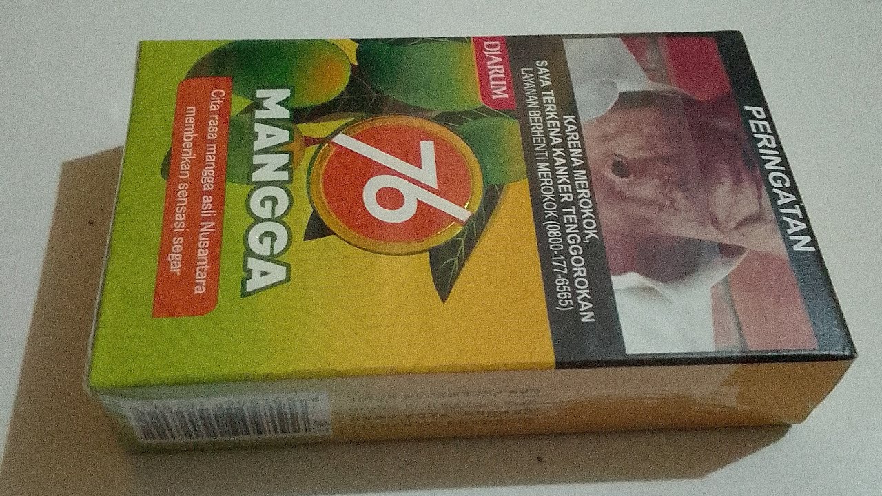 review rokok 76 manggo||Djarum 2023|| mangga nya berasa sampe ke lidah ...