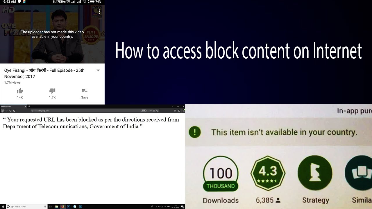 How to access banned sites and restricted videos on YouTube? | VPN ...