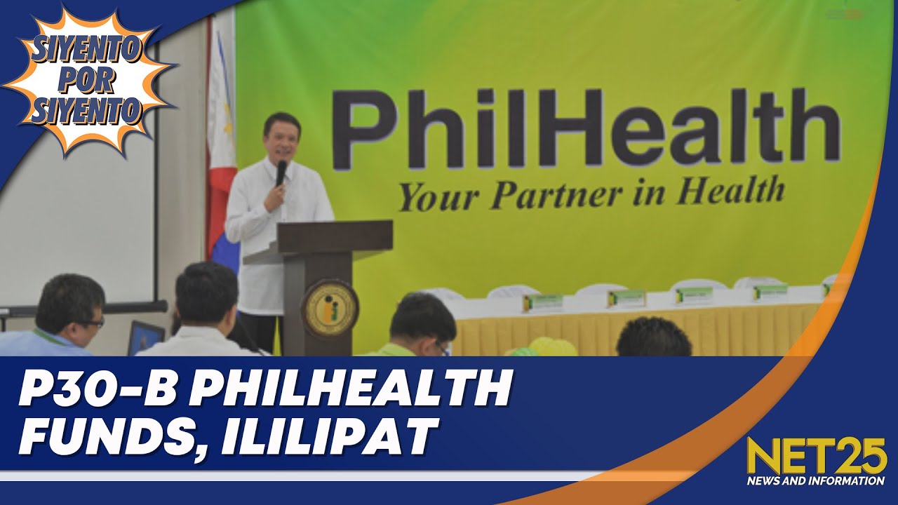 P30-B excess funds ng Philhealth, ililipat sa National Treasury - YouTube