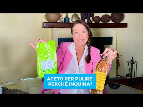 Aceto per pulire: perché inquina?