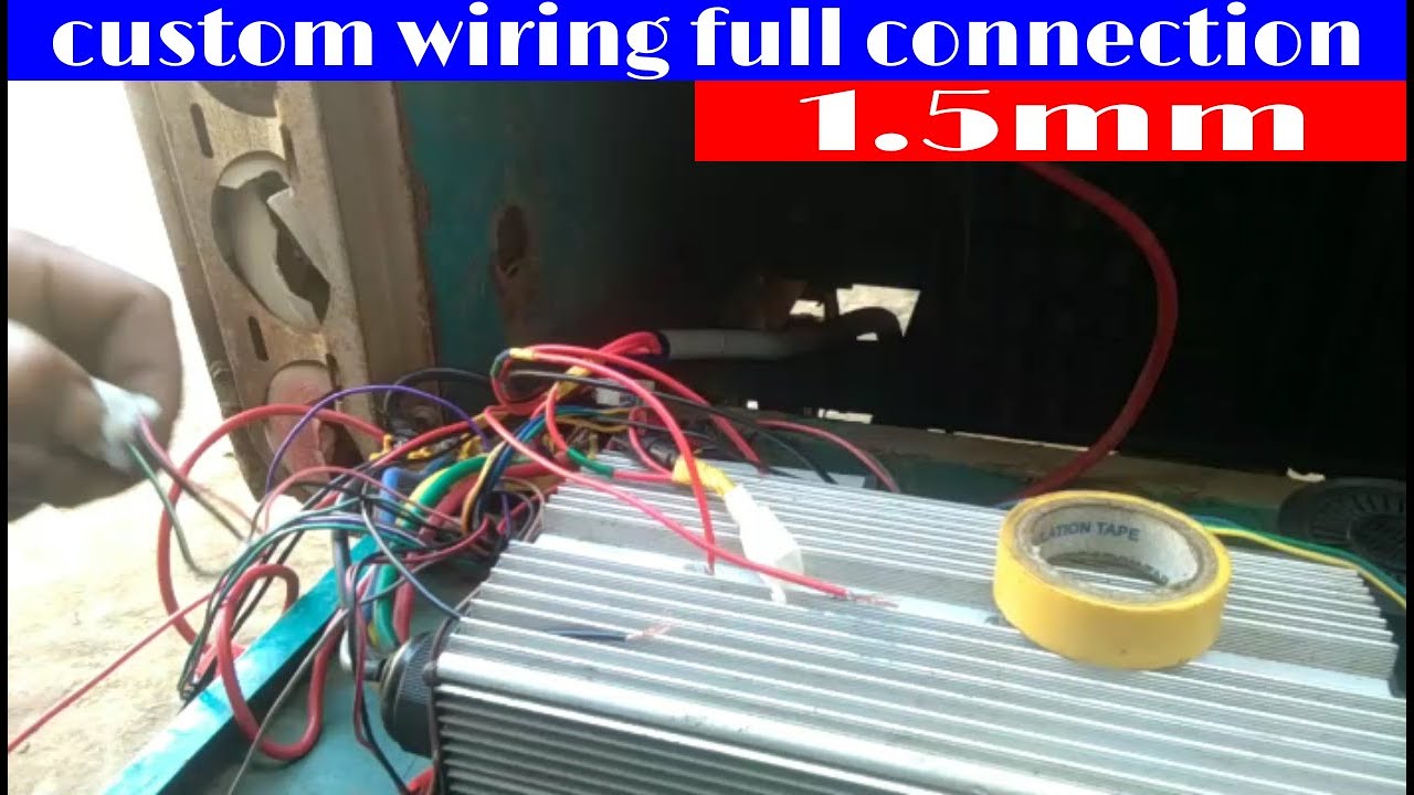 How to e rickshaw custom wiring | e rickshaw wiring full connection ...
