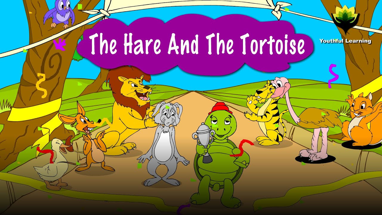 The Hare and The Tortoise Story | English Stories For Kids | Youthful ...