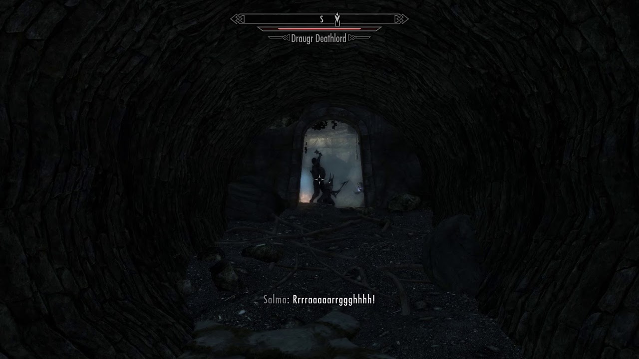 Skyrim Combat 2016: A giant group vs bandits and the unlisted Ironbind ...