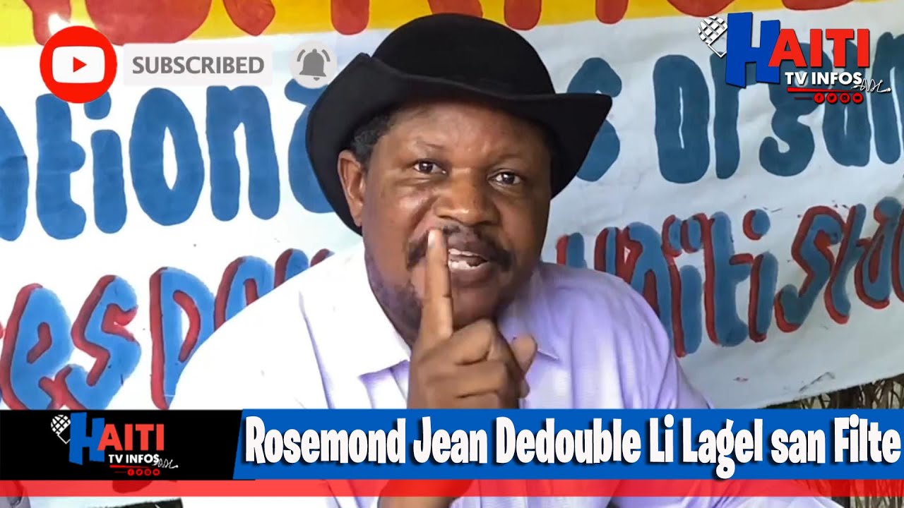 Rosemond jean manje Gep, osemond Jean Semante Yo pap ka kraze lame ...