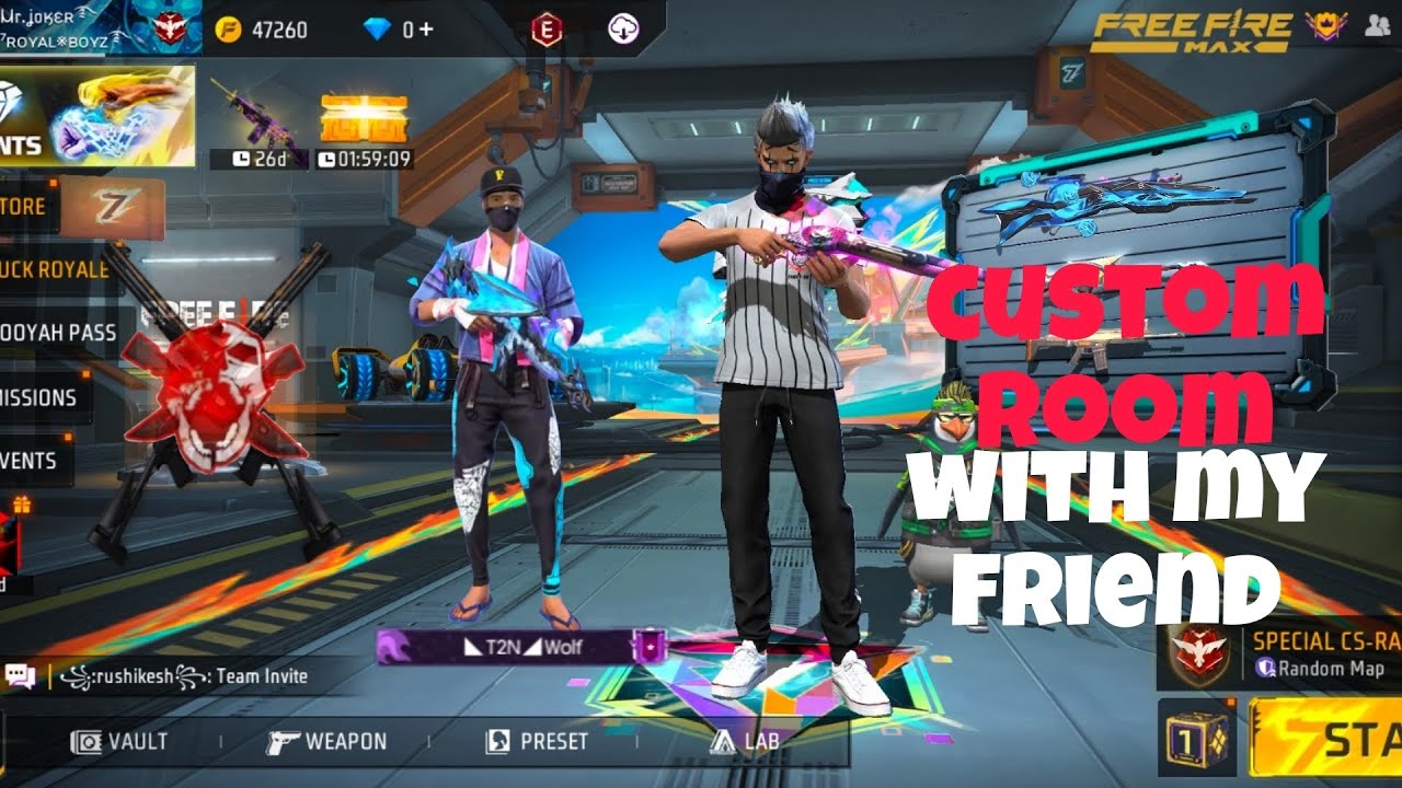 2vs1 with my Friends 🔥 | Custom Room | FF MAX GAMEPLAY - YouTube
