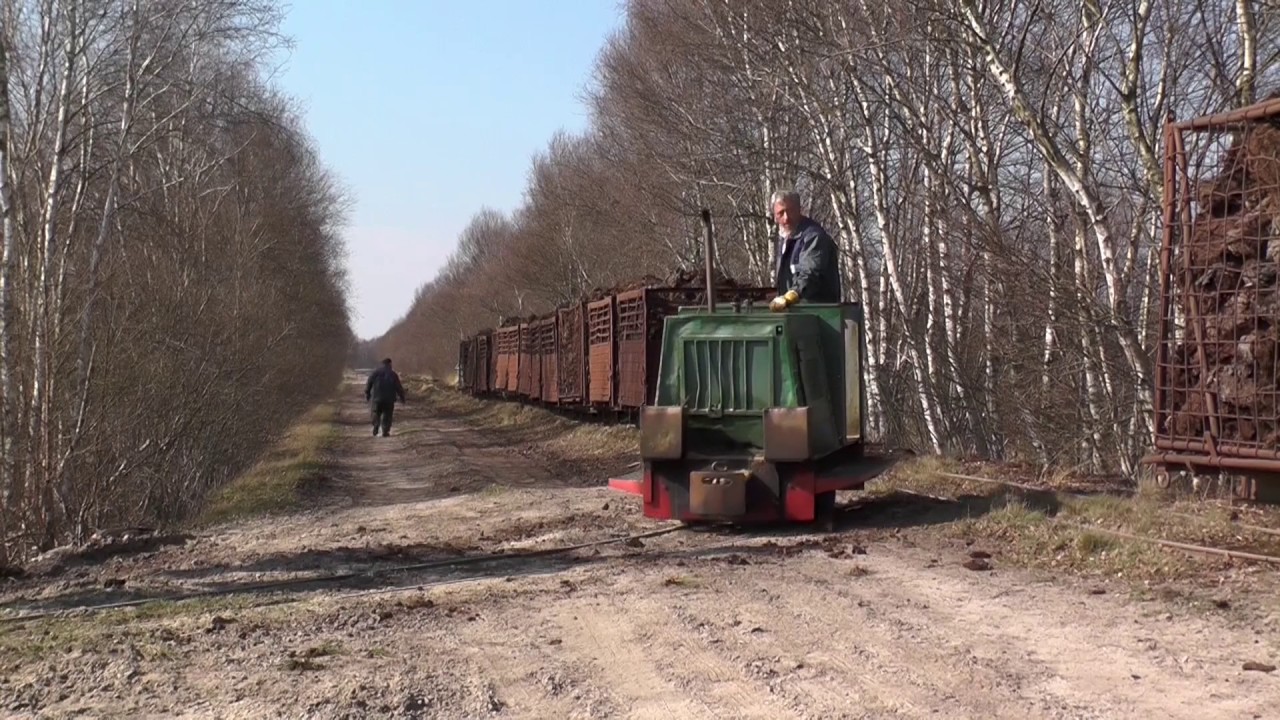 Feldbahn Torfbahn des "Substrat- und Erdenwerk Warmsen GmbH & Co. KG ...