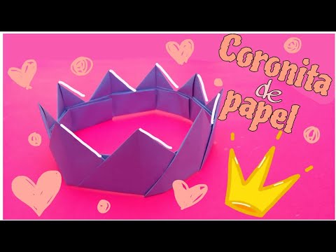 DIY Corona De Papel Fácil /@manualidadesyary