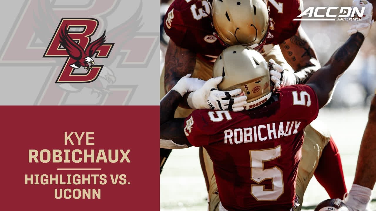 BC Running Back Kye Robichaux Motors For 112 Yards & 2 TDs - YouTube