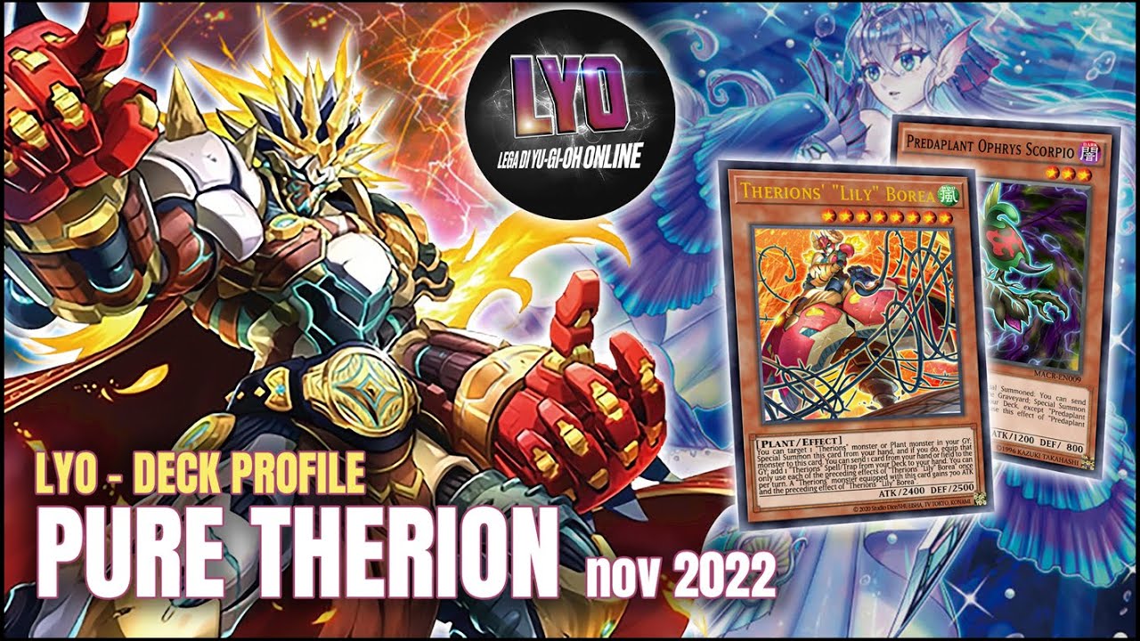 Yu-Gi-Oh Pure Therion - LYO Deck Profile - Nov 2022 - YouTube