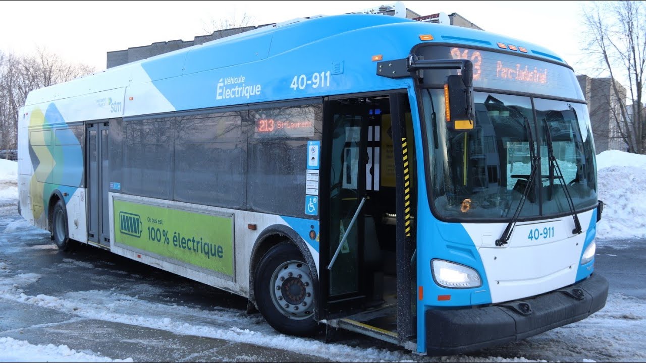 A Smooth Ride Abord STM 40-911 On the 213 (2020 New Flyer XE40) - YouTube