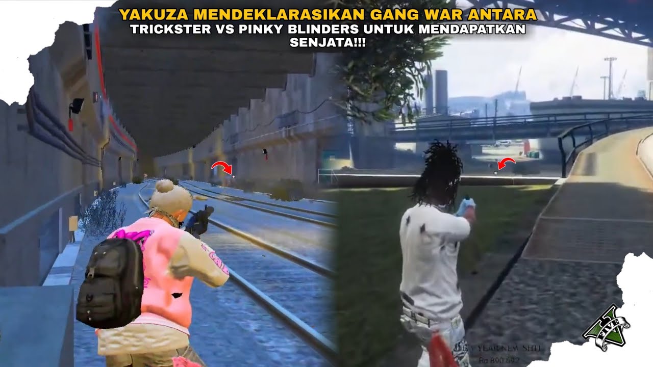 TRICKSTER VS PINKY BLINDERS!! MENDAPAT PERINTAH YAKUZA UNTUK GANG WAR ...