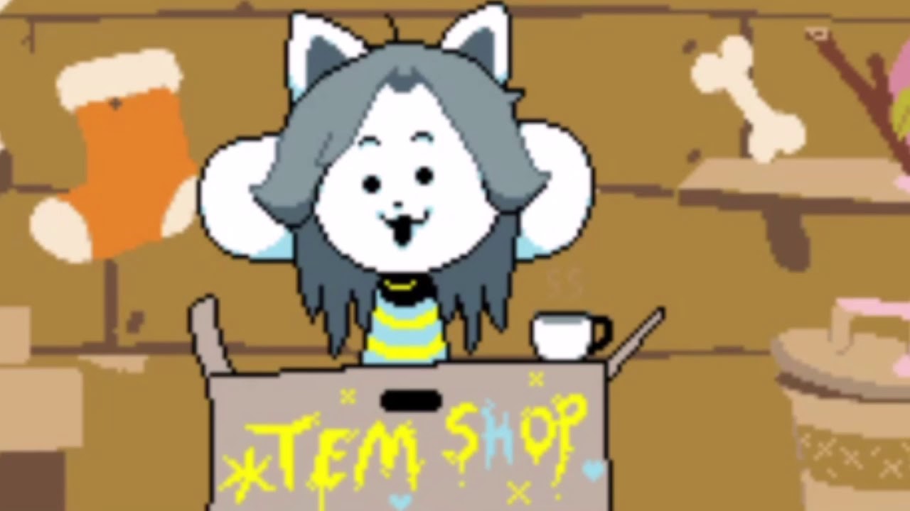 undertale temmie shop - YouTube