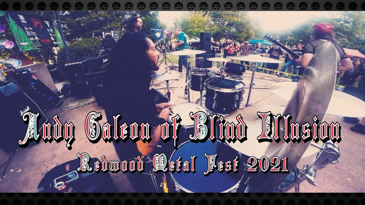 Andy Galeon of Blind Illusion (Drum Cam) "Straight as the Crowbar Flies ...