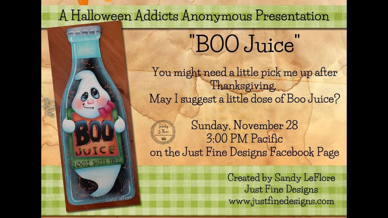 Halloween Addicts Anonymous Meeting #14 - BOO Juice - YouTube