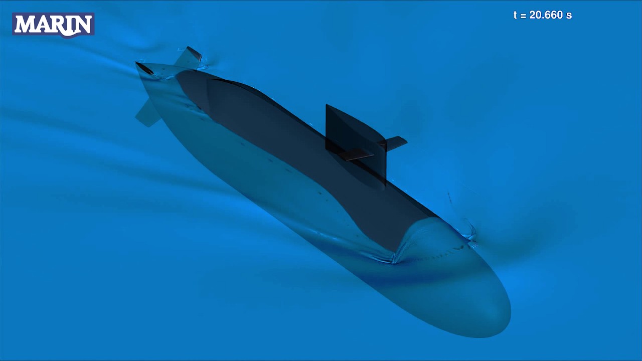 MARIN Submarine CFD - YouTube