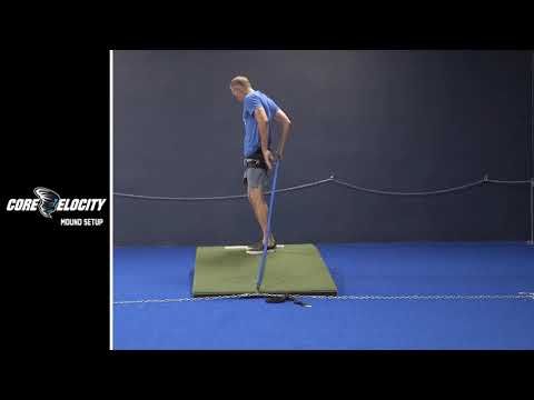 How to Setup The Core Velocity Belt on the Pitchers Mound - YouTube