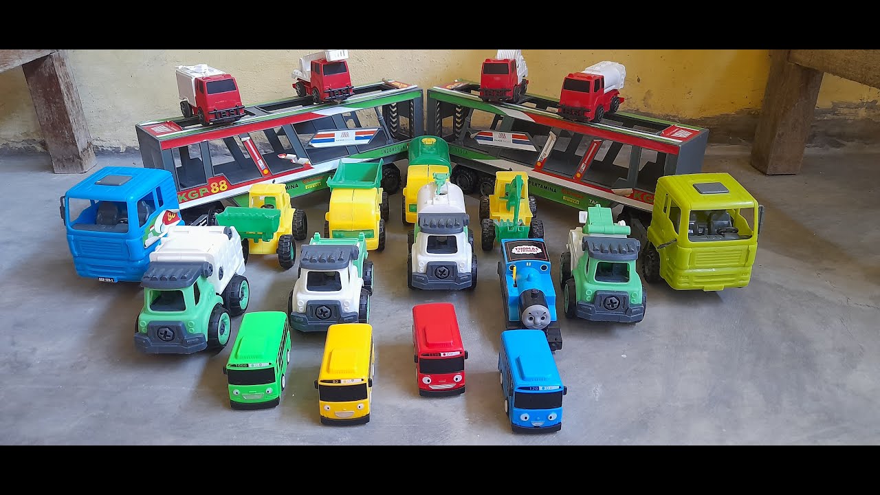 The little bus, the little bus tayo, tayo buses, the little cars ...