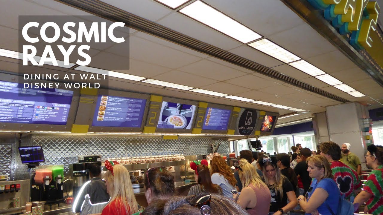 Cosmic Rays Starlight Cafe at Tomorrowland in Magic Kingdom - YouTube