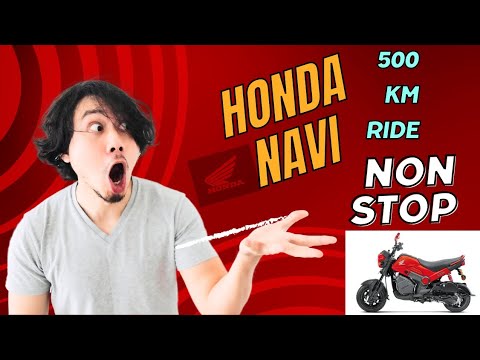 The Ultimate 500km Adventure: Pushing My Limits | Honda Navi 110CC scooter Non-Stop 500KM 😱 ...