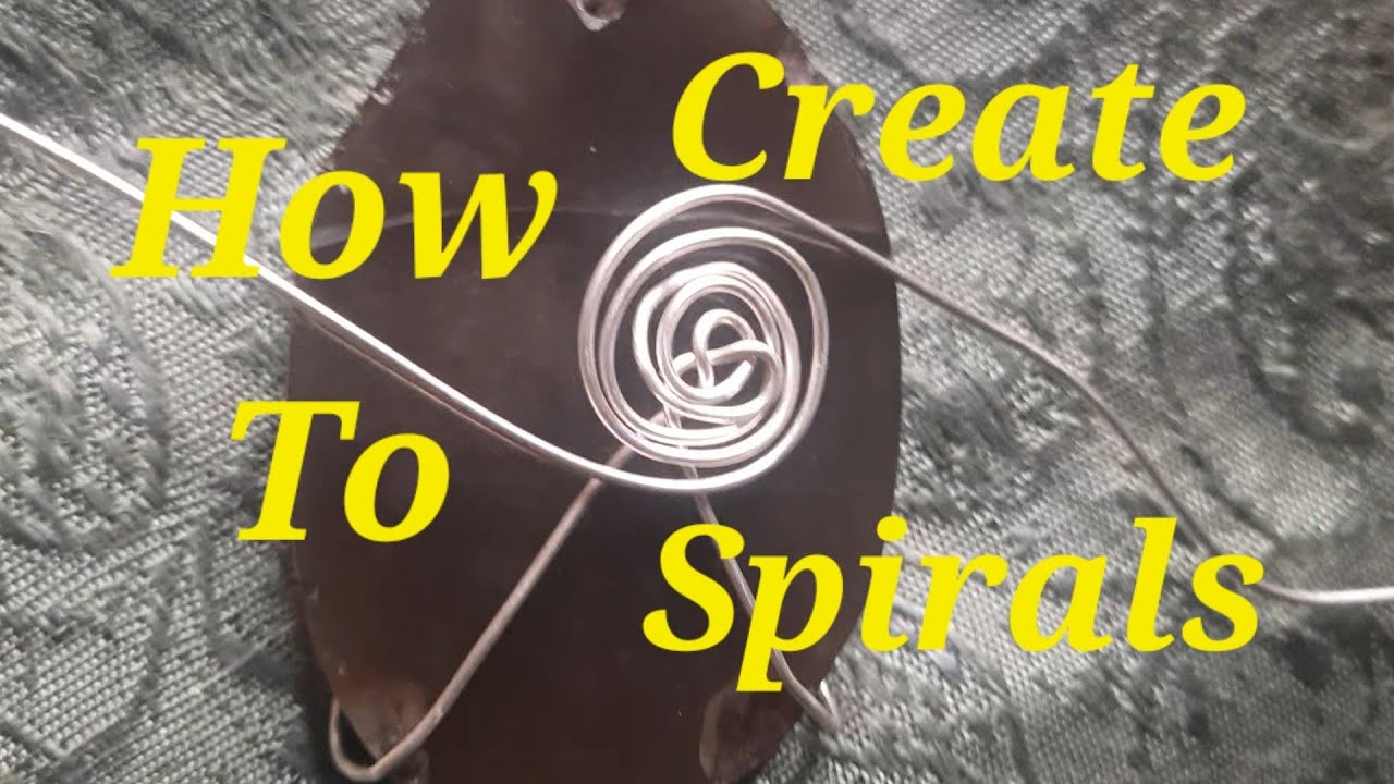 How to create spirals 🌀Wire Wrapping crystals and gemstones. - YouTube