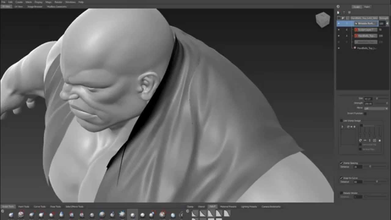 Mudbox 2013 - HardBall - Shirt - Part 01 - YouTube