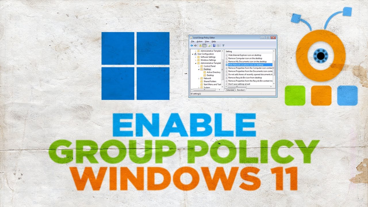How to Enable the Group Policy Editor in Windows 11 - YouTube