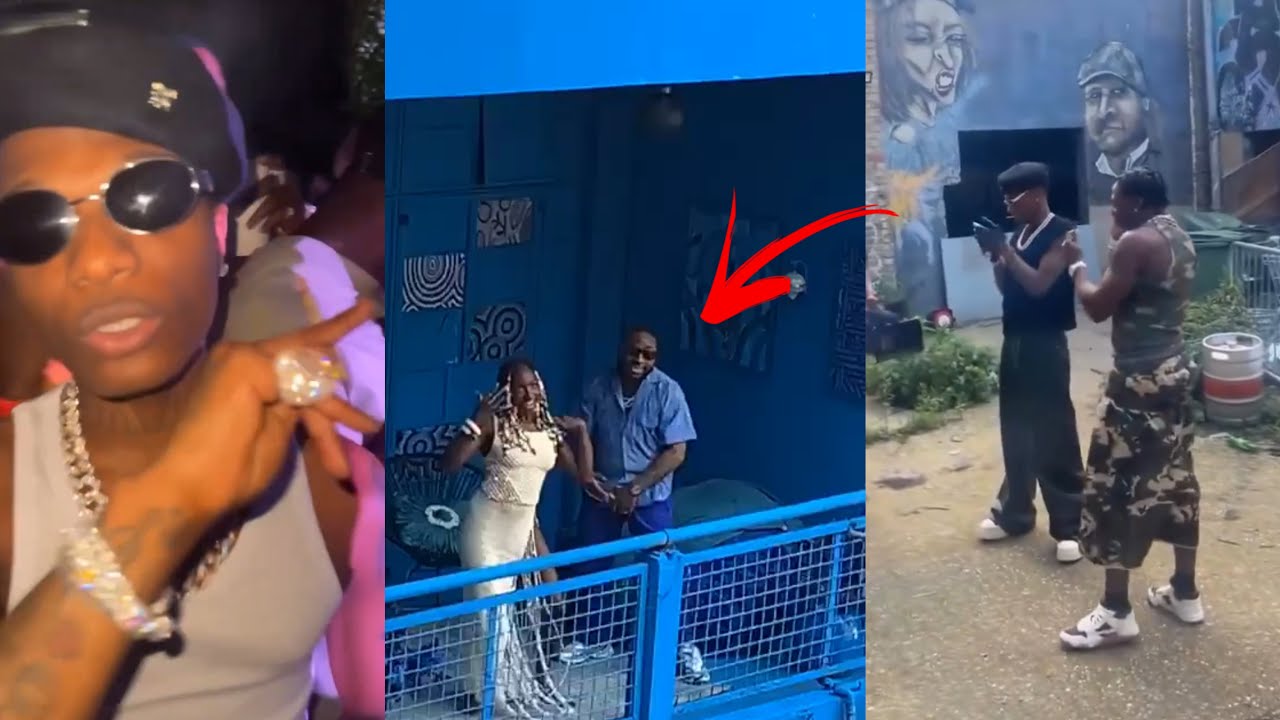 Davido and Wizkid Shooting Music Video as Davido Shoot in Lagos Wizkid ...
