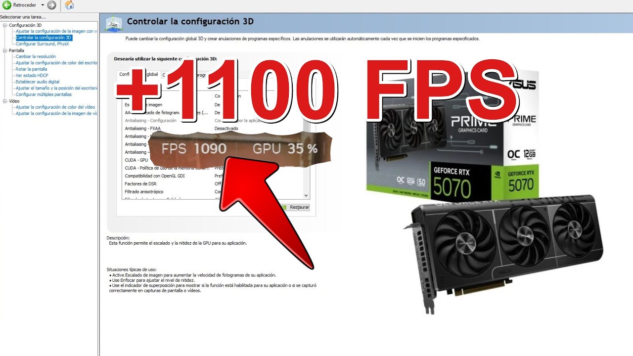 😱 Estás DESPERDICIANDO tu TARJETA GRÁFICA ⚡ La MEJOR CONFIGURACIÓN de ...
