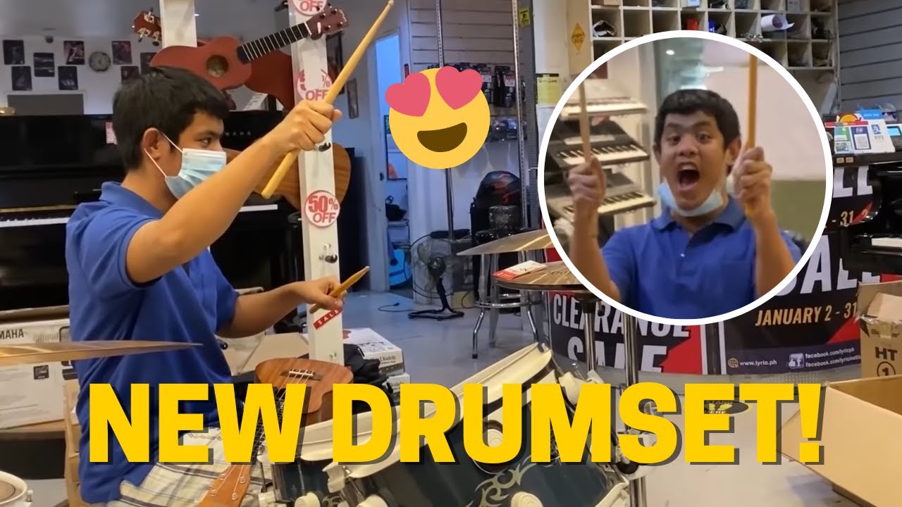 New Drumset for Q | CANDY & QUENTIN | OUR SPECIAL LOVE - YouTube