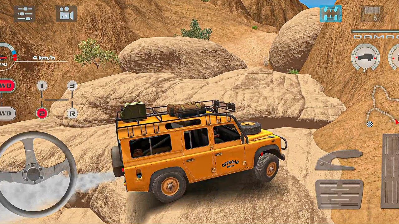 Off-road Drive Dessert - Land Rover Defender 110 level 6 ! - YouTube