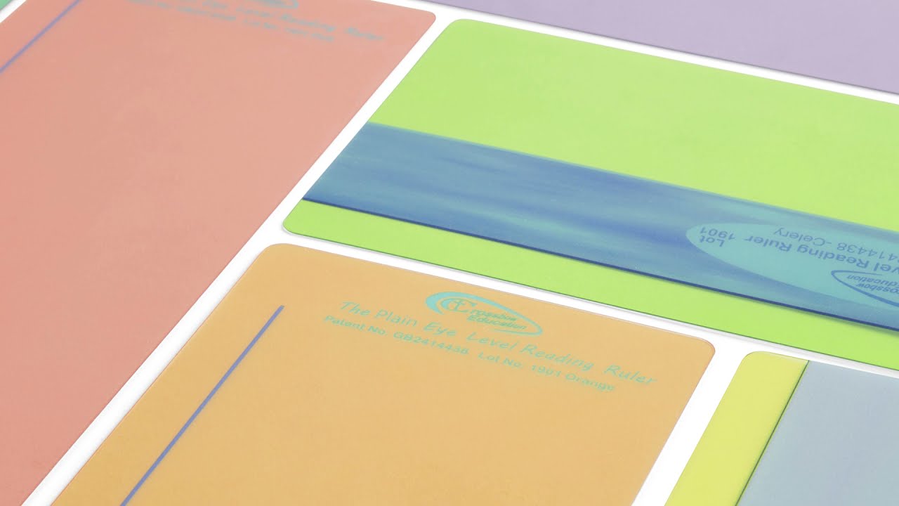 The Original Duo & Plain Window Reading Ruler Overlays - Dyslexia ...