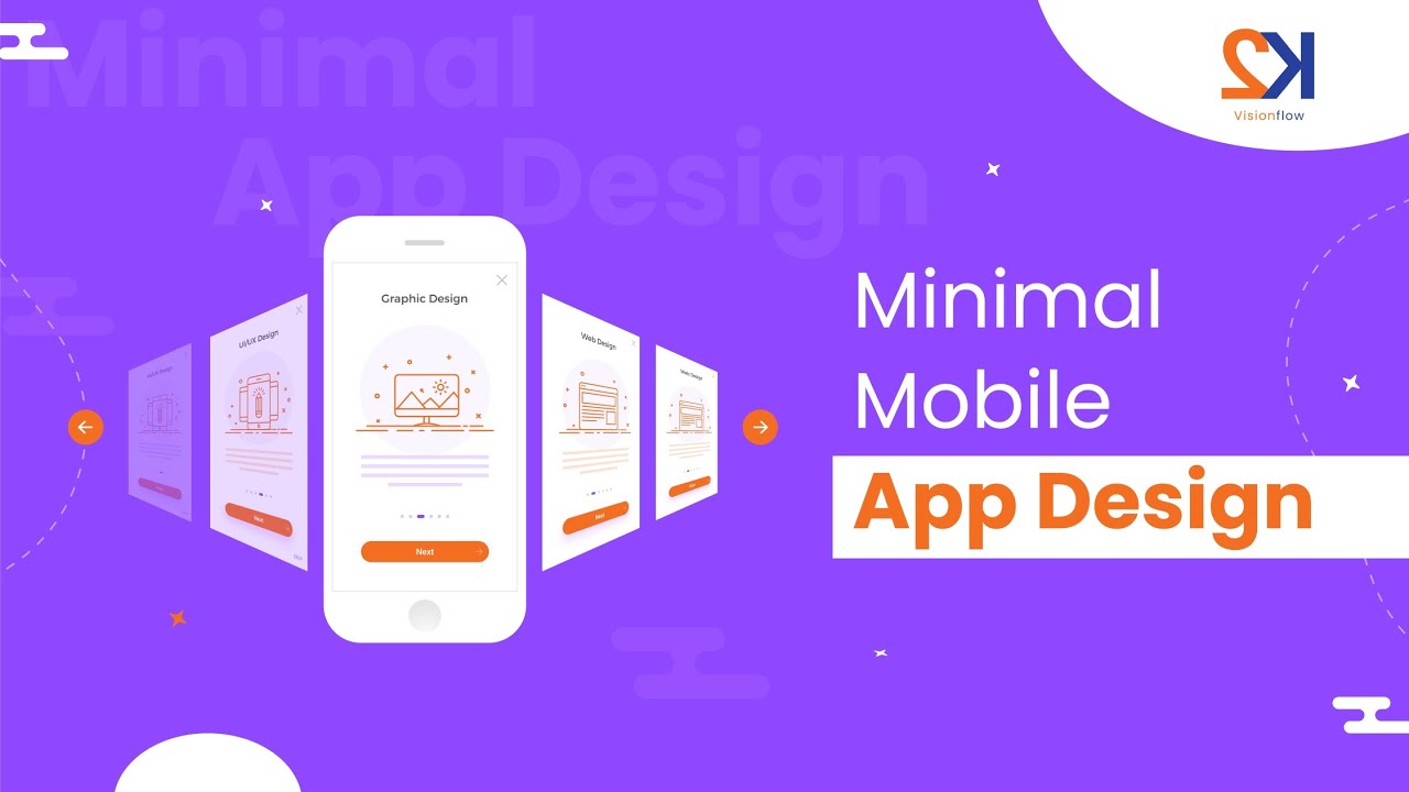 Minimal Mobile App Design . TAKE A LOOK 👀 - YouTube