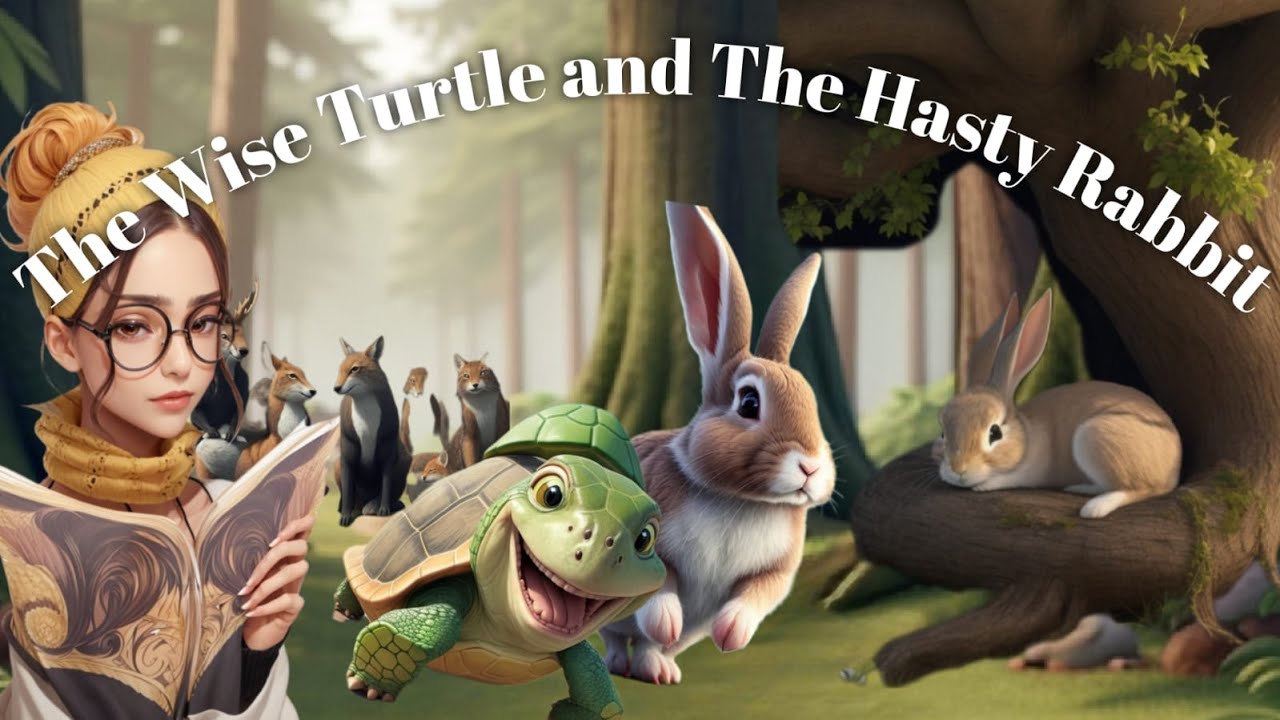 The Wise Turtle and the Hasty Rabbit | Moral Story for Kids | Life ...