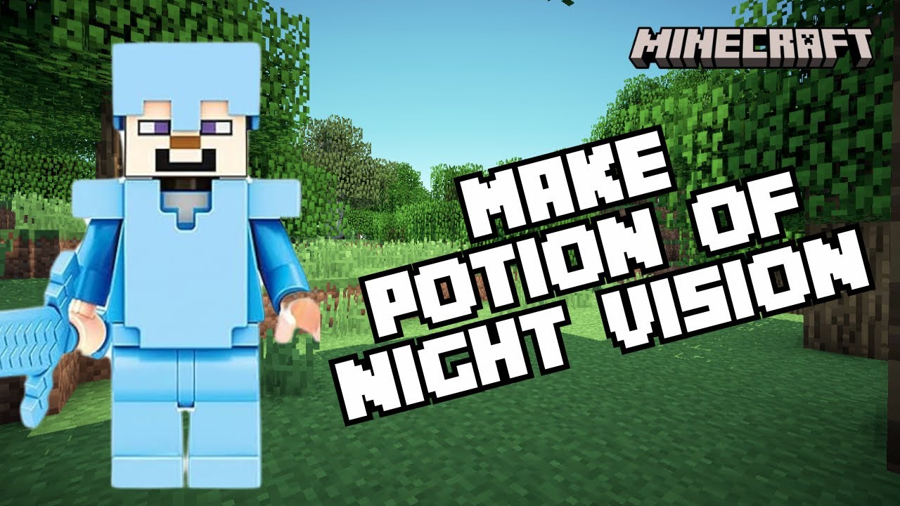 How to Make Potion of Night Vision in Minecraft 2024? - YouTube