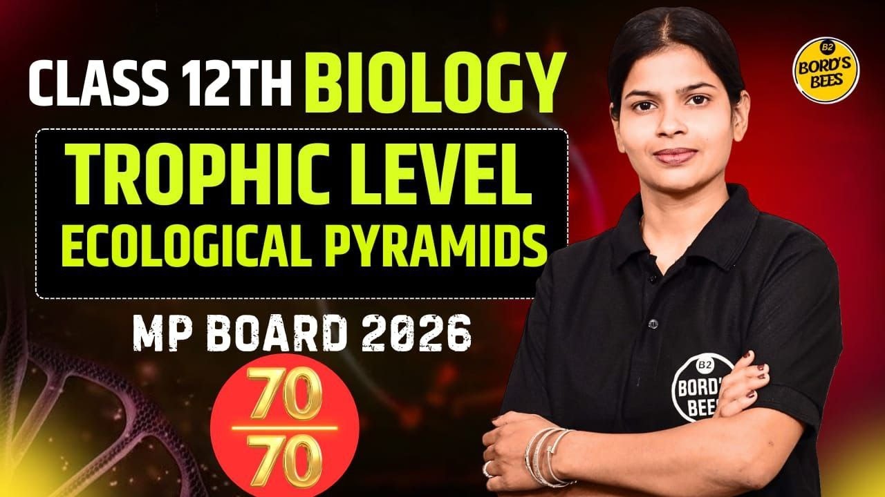 Class 12 Biology | Trophic Level & Ecological Pyramids | MP Board 2026 ...