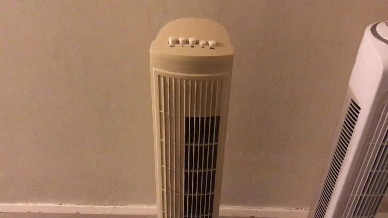 igenix white 30 inch tower fan vs Argos value white 30 inch tower fan ...