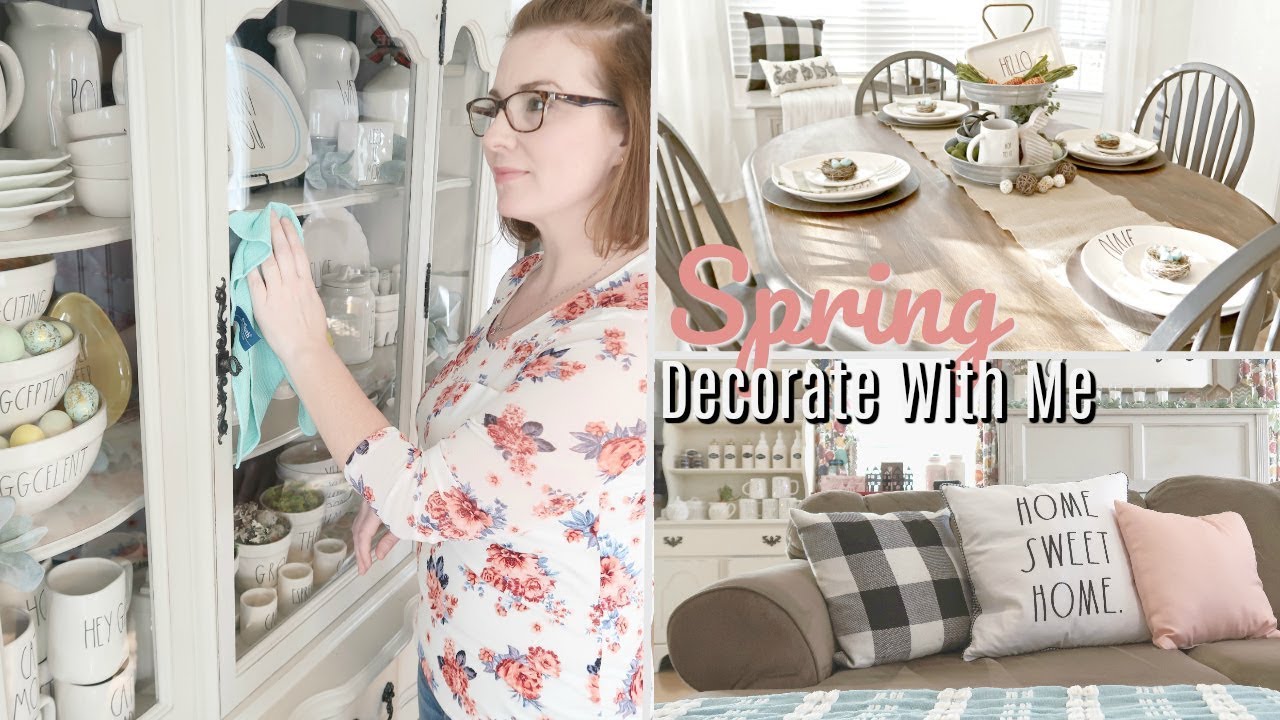 Spring Clean and Decorate With Me 2019 || Farmhouse Decor || How to ...