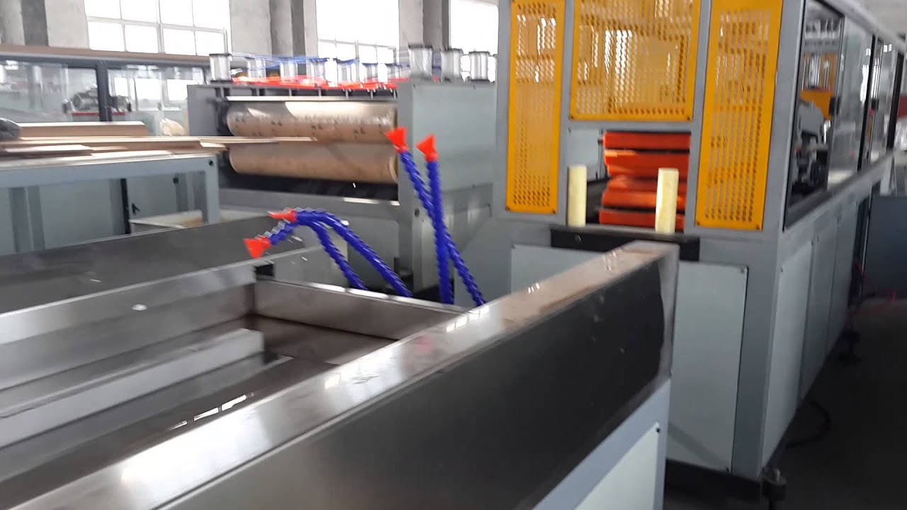 wpc keel machine/ wpc keel making machine - YouTube