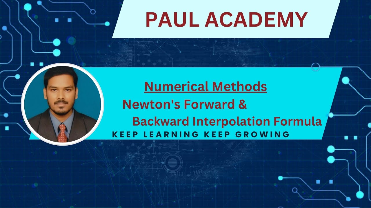 Numerical Methods: Newton's Forward & Backward Interpolation Explained with Examples - YouTube