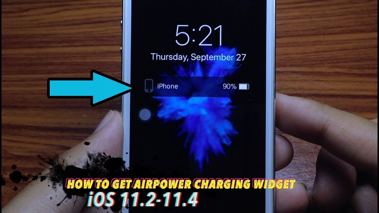 How to Get AirPower Charging Widget On iOS 11.2-11.4 Electra Jailbreak ...